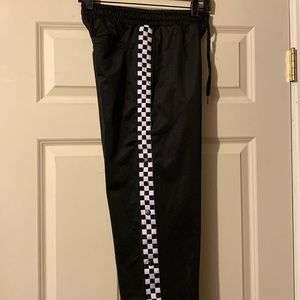 Vans | Pants & Jumpsuits | Vans Checkerboard Track Pants Nwt | Poshmark